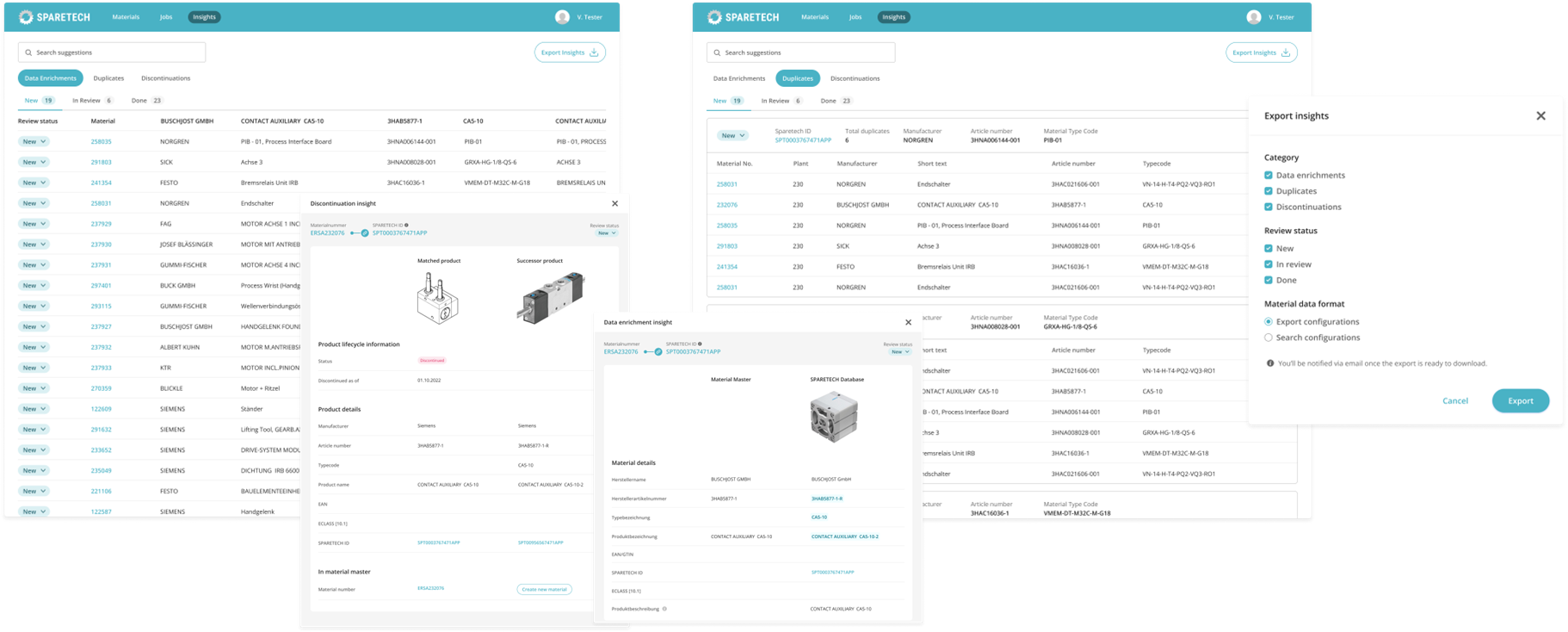 Product update: New master data insights tab with information on data ...